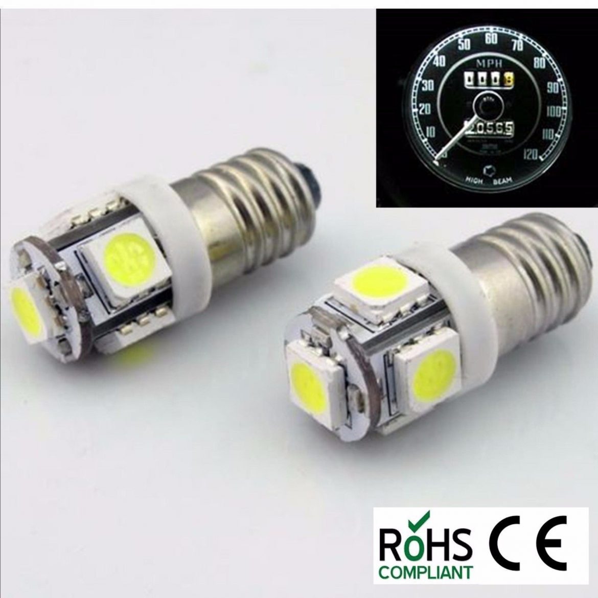 6V DC E10 LED Screw Bulb Light - Led Lights Dublin.com