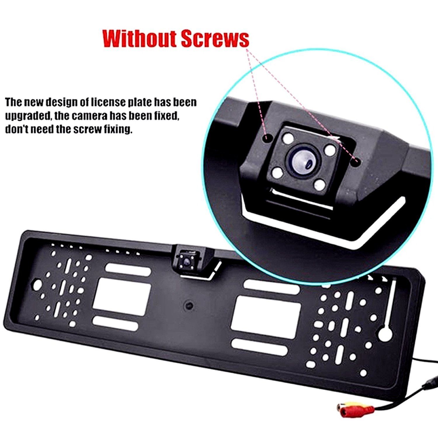 Rear View Camera 4.3" TFT LCD Monitor + 170° Reversing Camera License ...